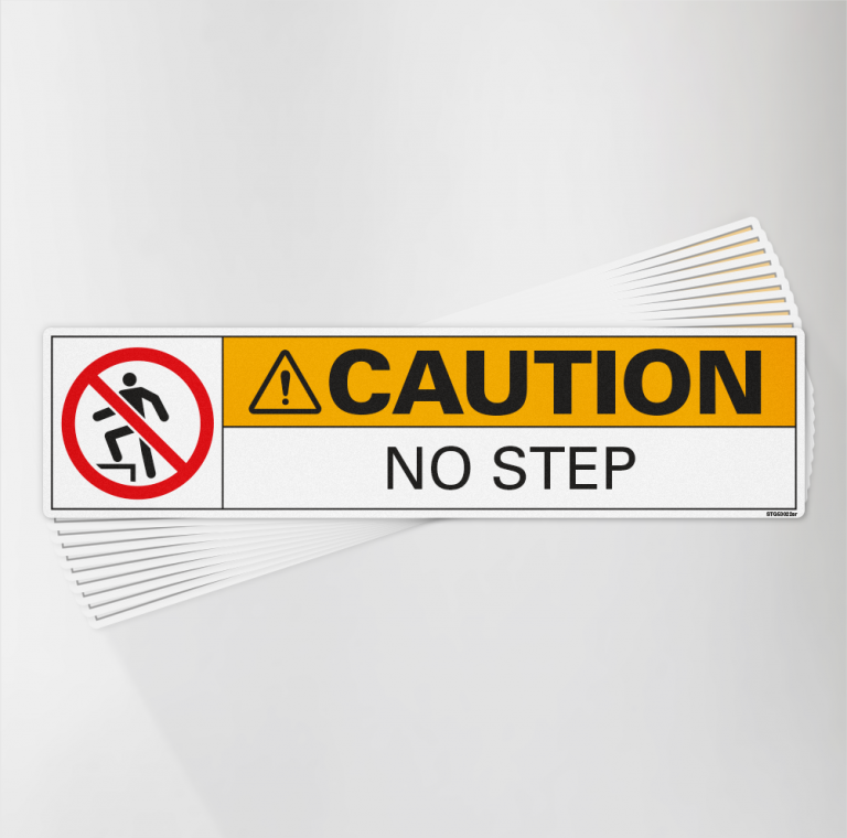 No Step Decal Pack | Seifert Transit Graphics