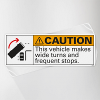 Exterior Safety Standard Bus Decals | Seifert Transit Graphics | Best ...