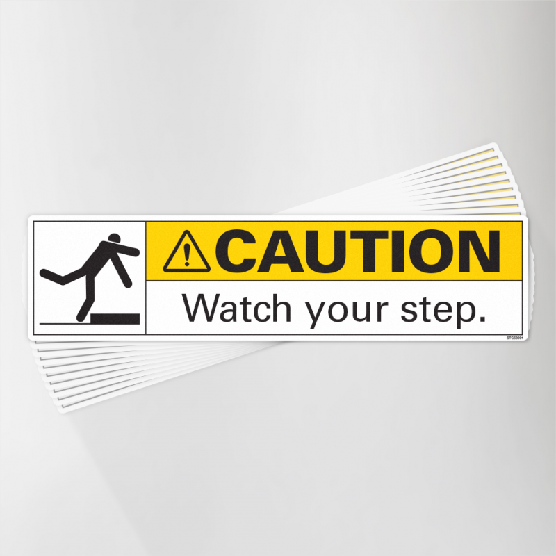 Watch Your Step Decal Pack | Seifert Transit Graphics
