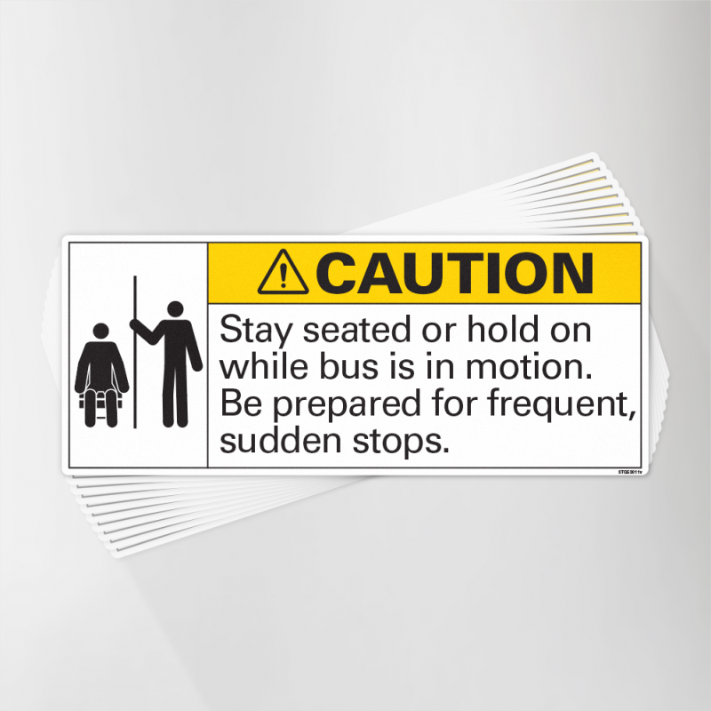 Watch Your Step Decal Pack | Seifert Transit Graphics