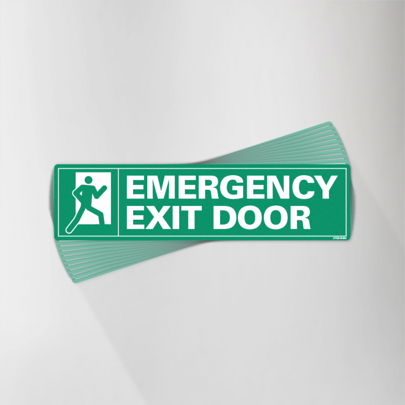 Emergency Exit Door Decal Pack | Seifert Transit Graphics