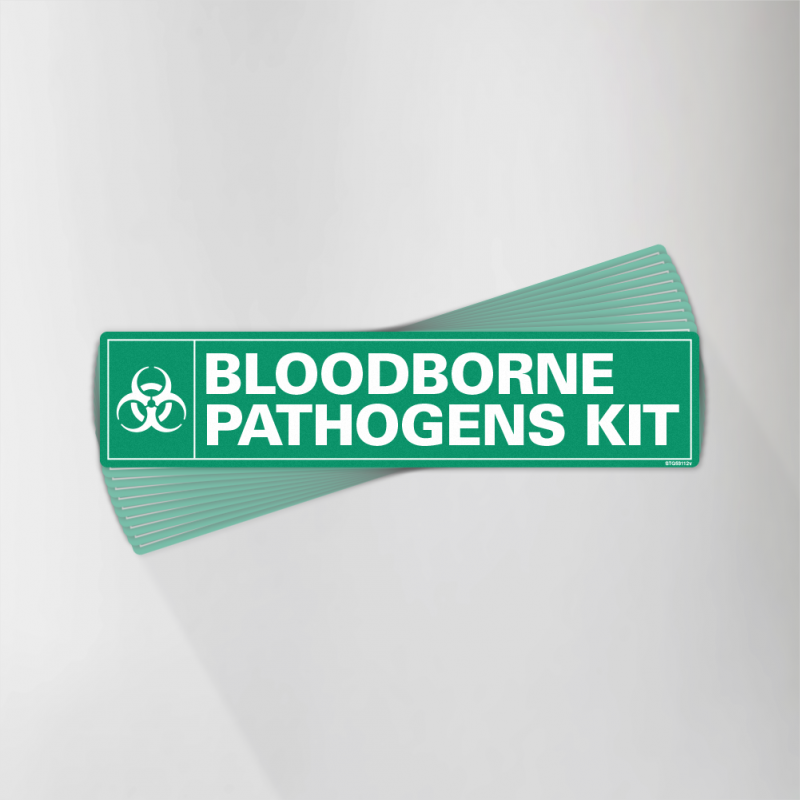 Bloodborne Pathogens Kit Decal Pack | Seifert Transit Graphics