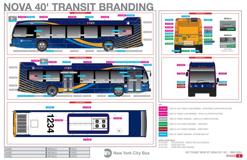 NYCT MTA Maintenance Repair Posters | Seifert Transit Graphics